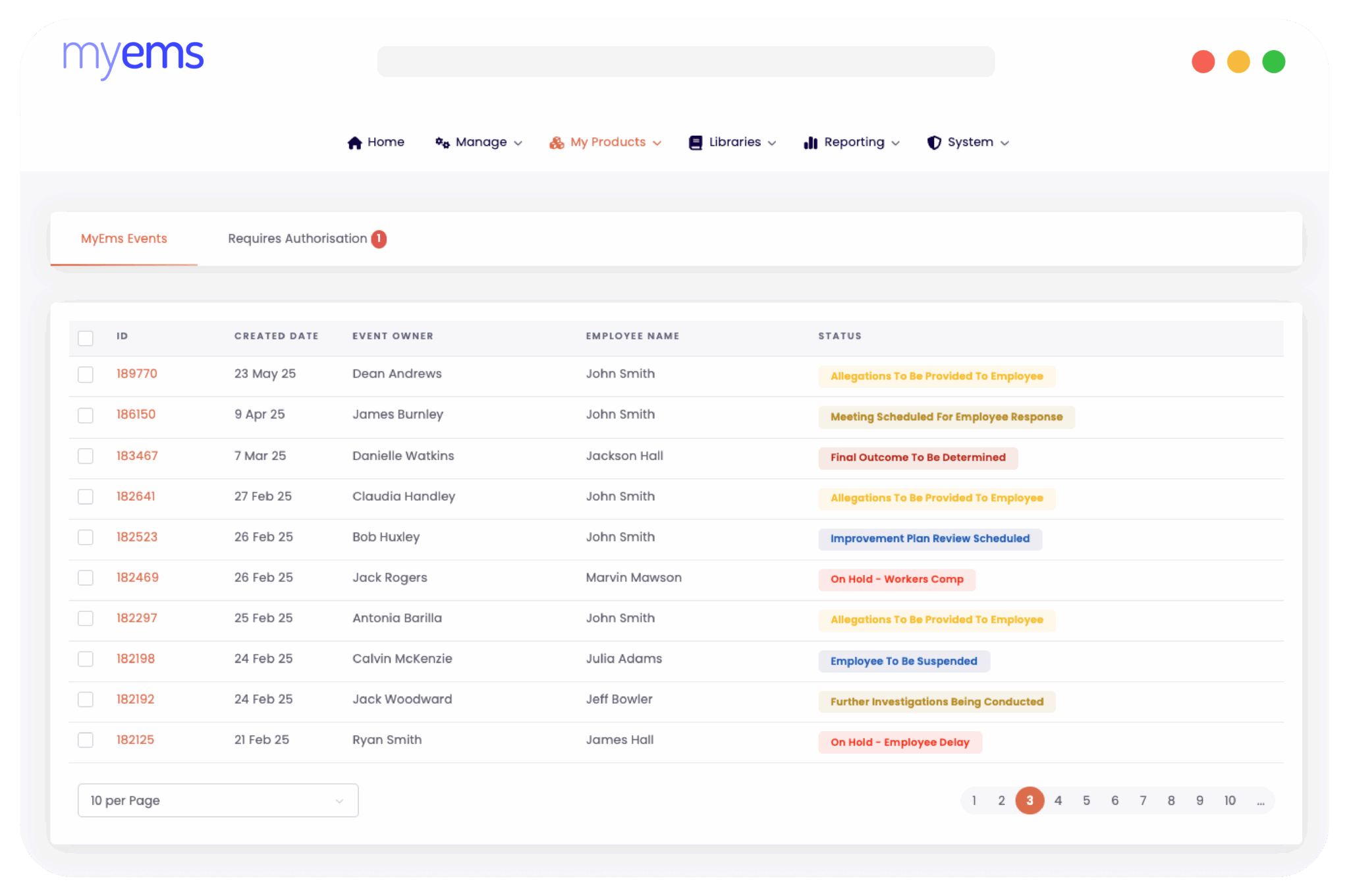 MyEms | Employee Relations Case Management